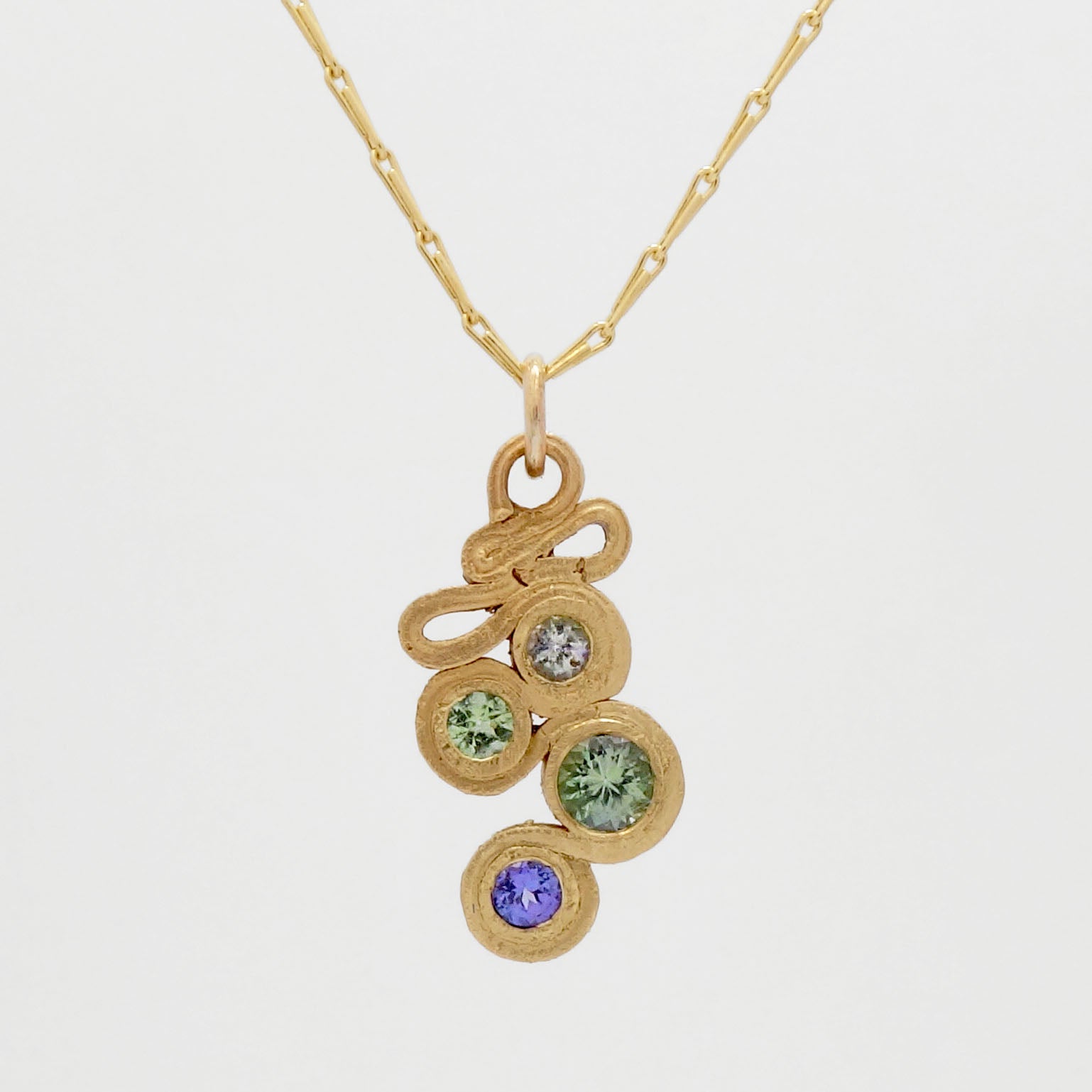 Fraser Hamilton Jewellery | Gold topaz Pendant 'Brook'