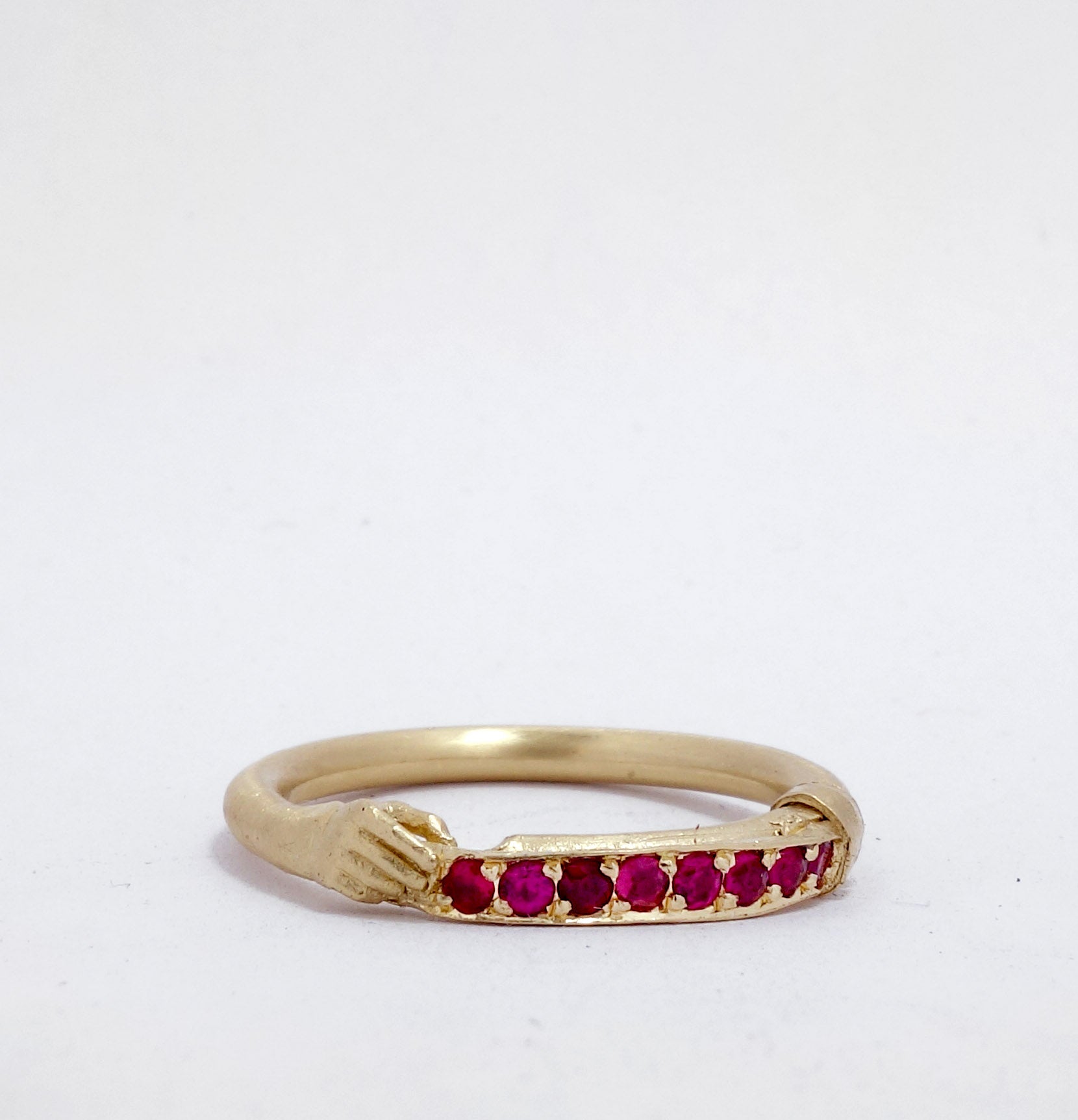 Fraser Hamilton | 'Duplet' Gold hand ring with diamonds – Fraser ...