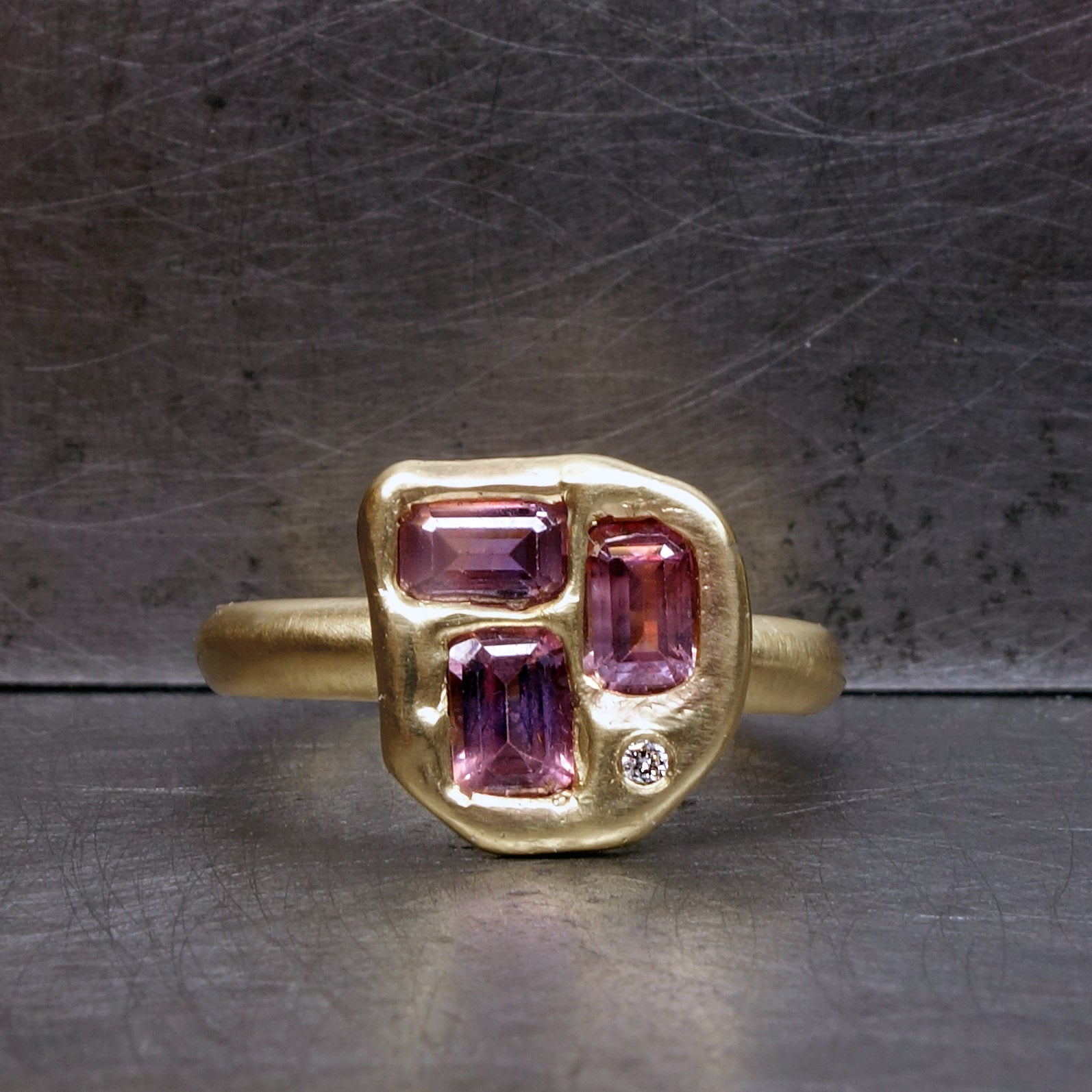 Fraser Hamilton | 'Malva' Gold hand ring with diamonds – Fraser ...